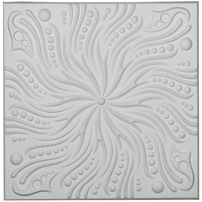 Swirl Pattern Ceiling Tiles | Shelly Lighting