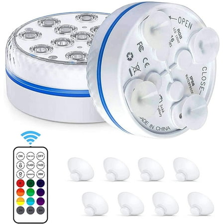 Submersible LED Light, Multi-color Underwater Waterproof Pool Flood ...