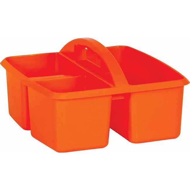 Teacher Created Resources Orange Plastic Storage Caddy - 6 Each ...