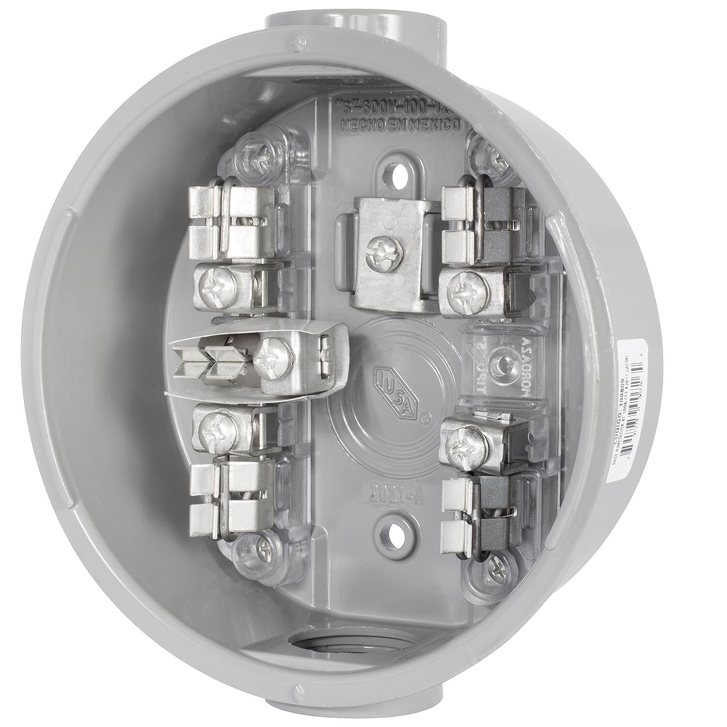 Base para Medidor IUSA 5 Terminales Gris | Walmart en línea