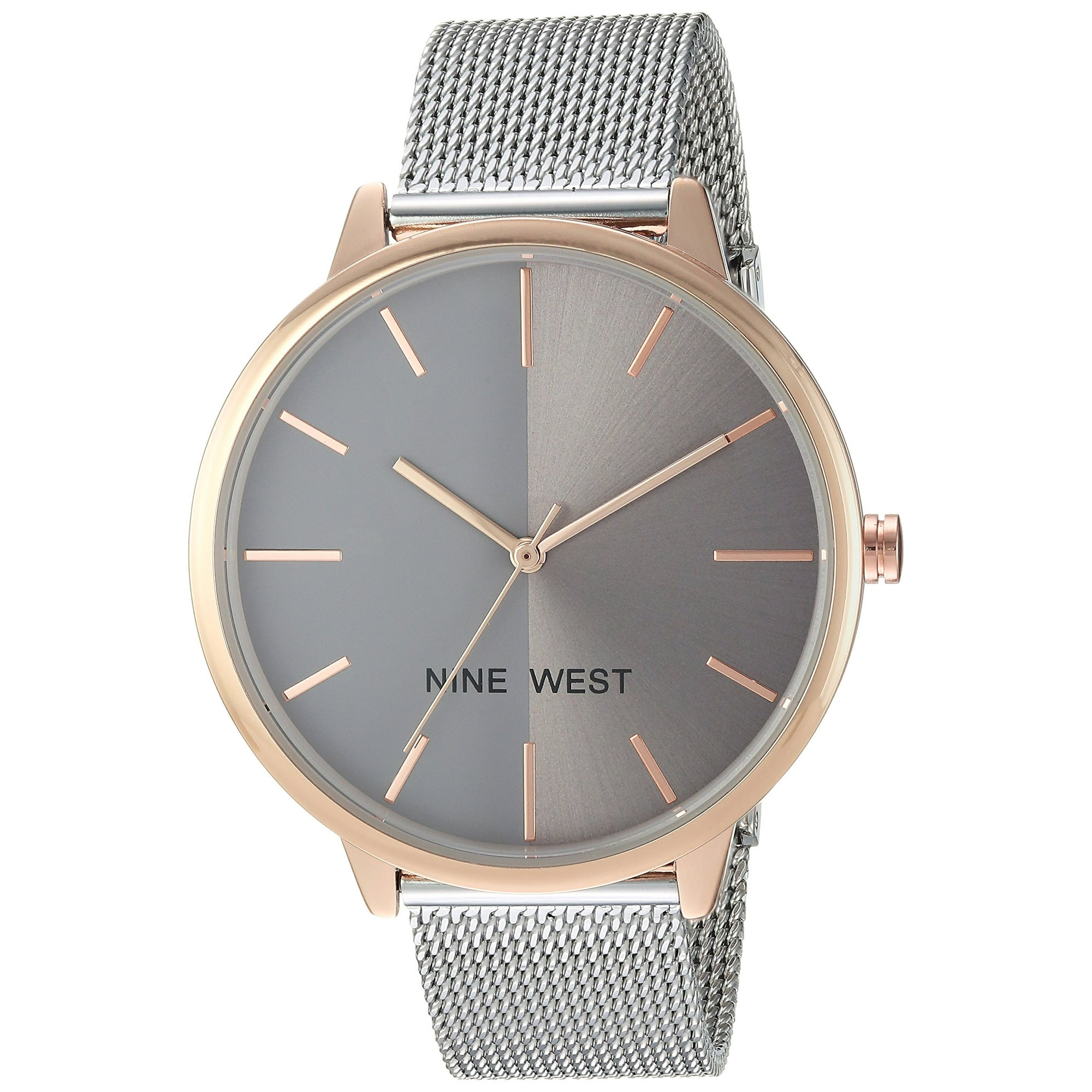 Click here for Nine West Womens Sunray Dial Mesh Bracelet Watch A... prices