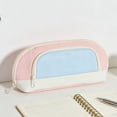 Future Style Color Blocking Pencil Case, 9.44x4.33x2.75in Dirt ...