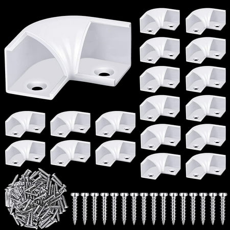 12 Pieces L Shape Seamless Corner Connection Extension Connectors 90 ...