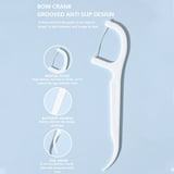 SDJMa Floss Pick Holder with 12 Count Floss Sticks, Portable Floss ...