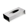 Multifunctional Square Stainless Steel Tissue Box with Protective Film ...
