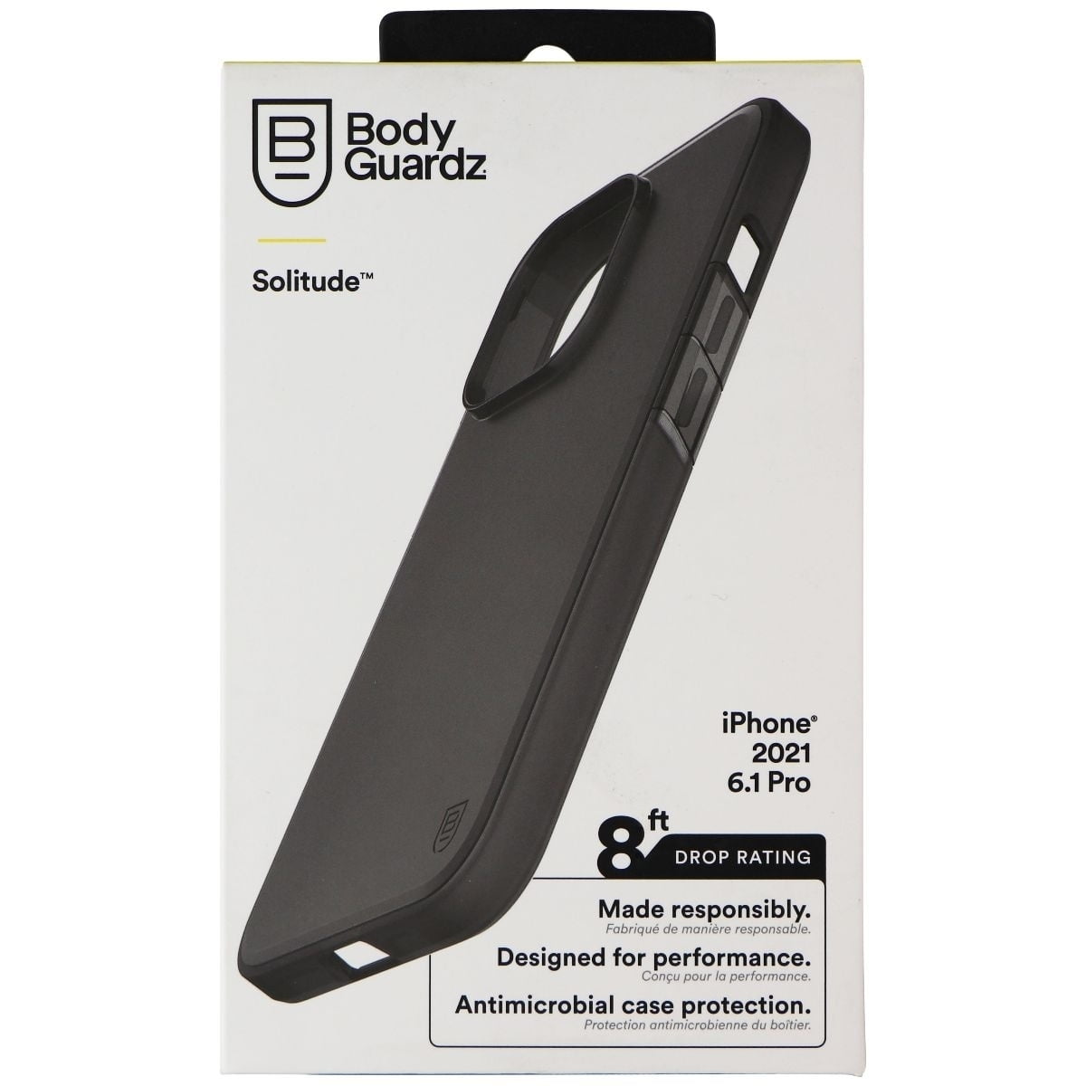 BodyGuardz Solitude Series Gel Case for iPhone 13 Pro - Smoke - Walmart.com