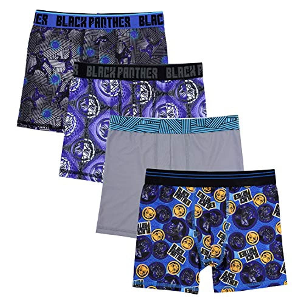 Marvel Boys Big Avengers Athletic Boxer Brief Blkpanthermulti 8 ...