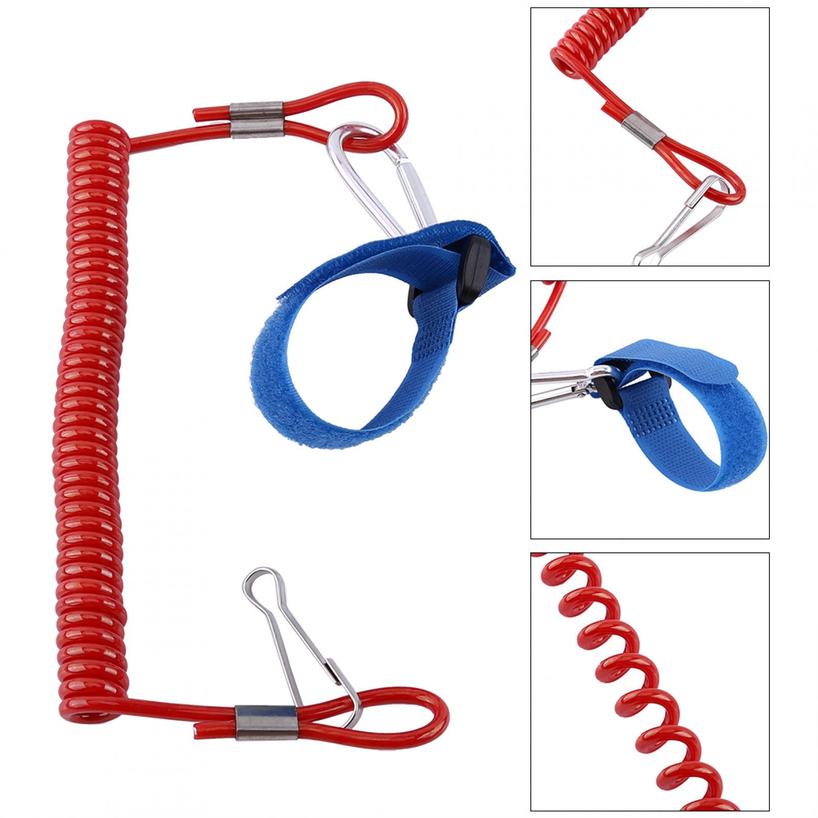 Fyydes Fishing Rod Tether Leashes,3pcs/bag Coiled Paddle Leash Surf ...