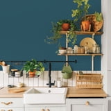 Glidden Fundamentals Interior Paint Blue Bayberry / Green, Eggshell, 1 ...