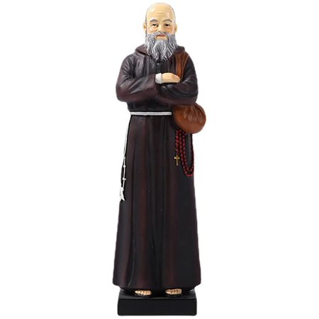Priest Friar Statue 8 Inch Resin Sculptures Figurine Catholic Christian ...