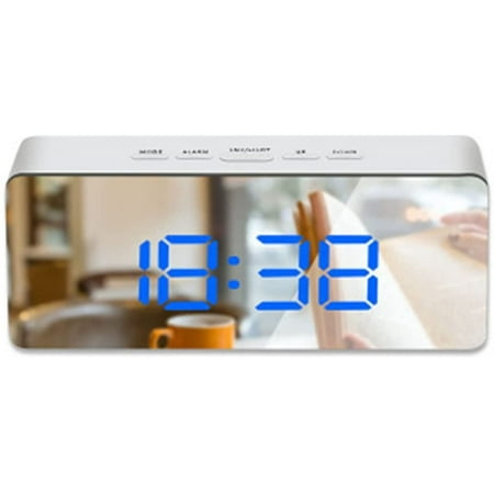 HSD Home LED Digital Mirro Alarm Clock, Simple to Operate, Full Range ...
