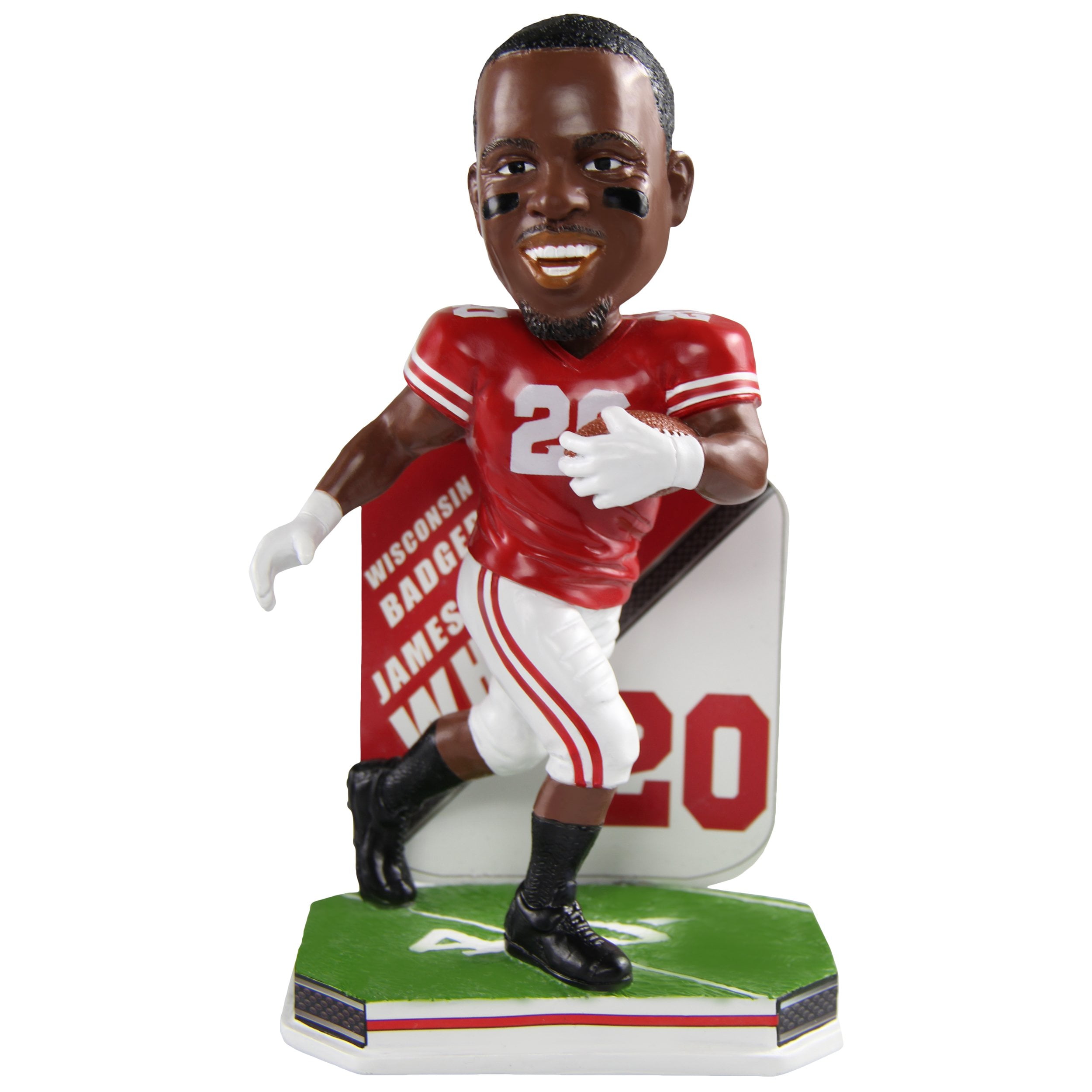 James White Wisconsin Badgers Special Edition College Bobblehead NCAA ...