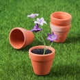 ACDANC 2026 New 12Pcs Small Terracotta with Drainage Holes Mini Clay ...