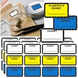 Legal Exhibit Stickers 1X1.65 inch Coded Exhibit Labels for Office ...