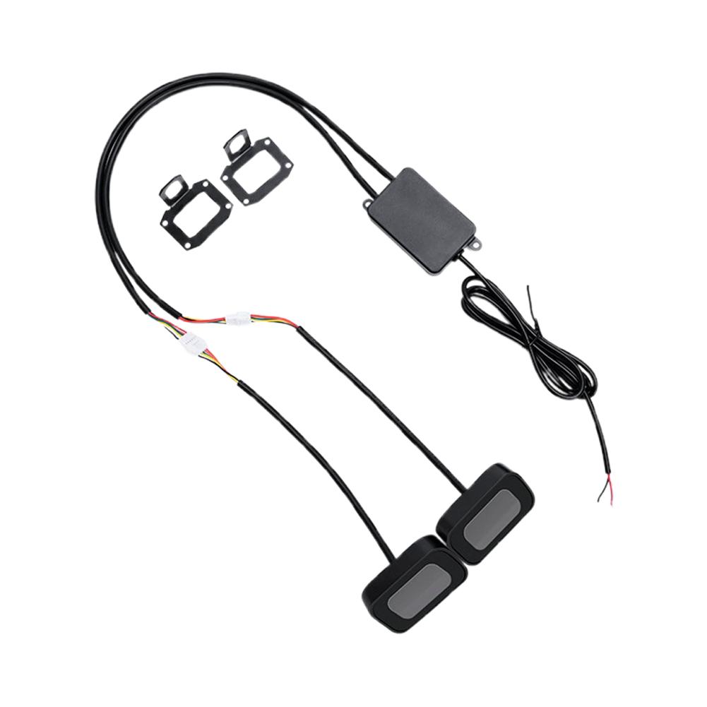 Espejo retrovisor LED Demon Eye para coche eléctrico modificado I5G5 ...