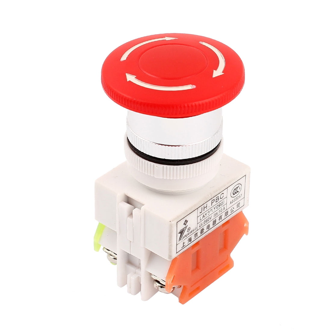 660V 10A NO NC Latching Emergency Stop Push Button Pushbutton Switch ... 660V 10A NO NC Latching Emergency Stop Push Button Pushbutton Switch ...