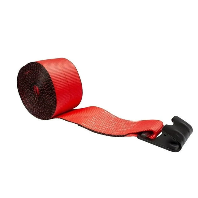 4"x40' Heavy Duty Winch Straps with Flat Hook WLL# 5400 LBS - Flatbed ...