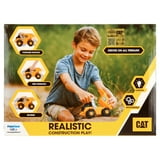 Caterpillar Rugged Dump Truck with Four-Wheel Drive Working Lights and ...