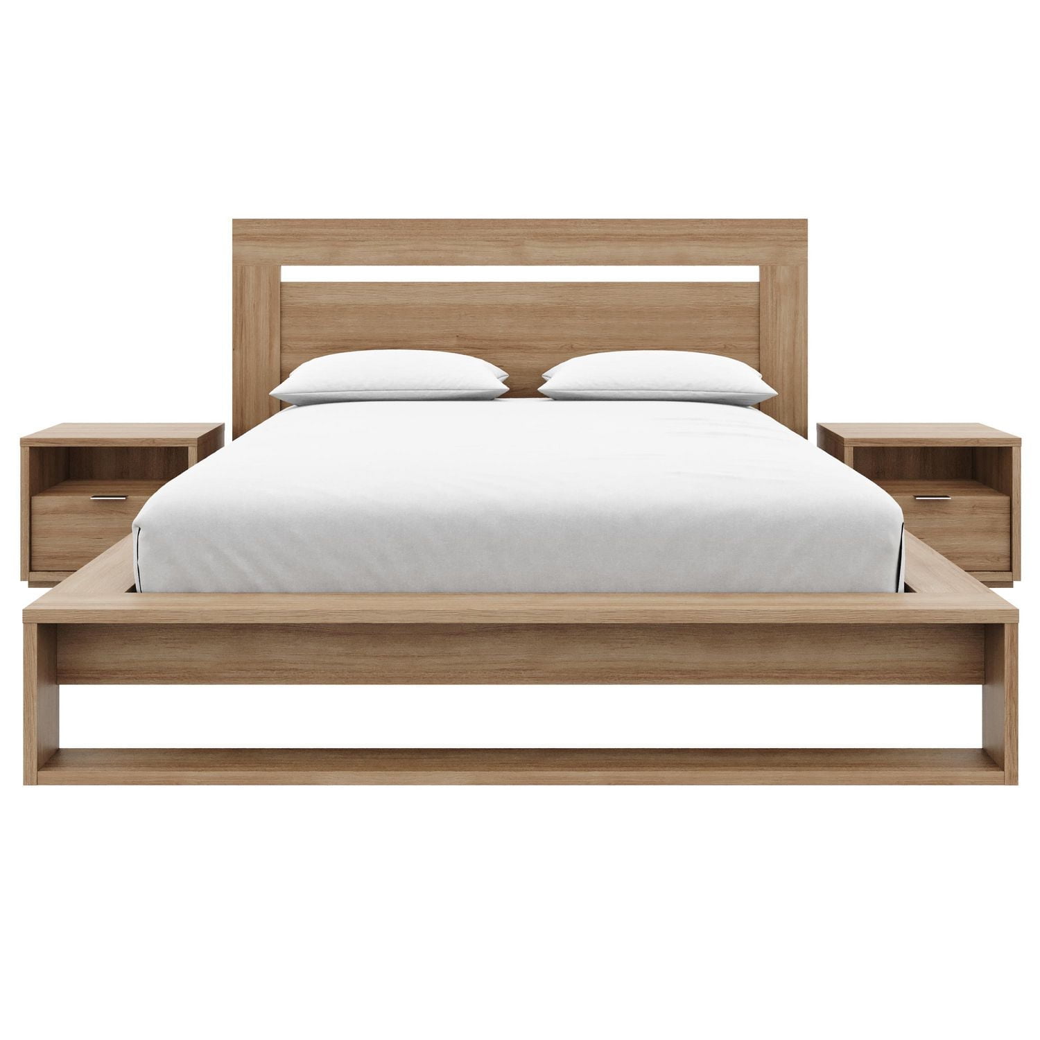 Click here for Nexera Morgan 4 Piece Bedroom Set With Headboard... prices