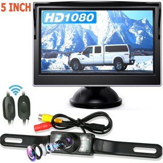Pyle Wireless Rear View Backup Camera and Monitor Kit - Vehicle Parking ...