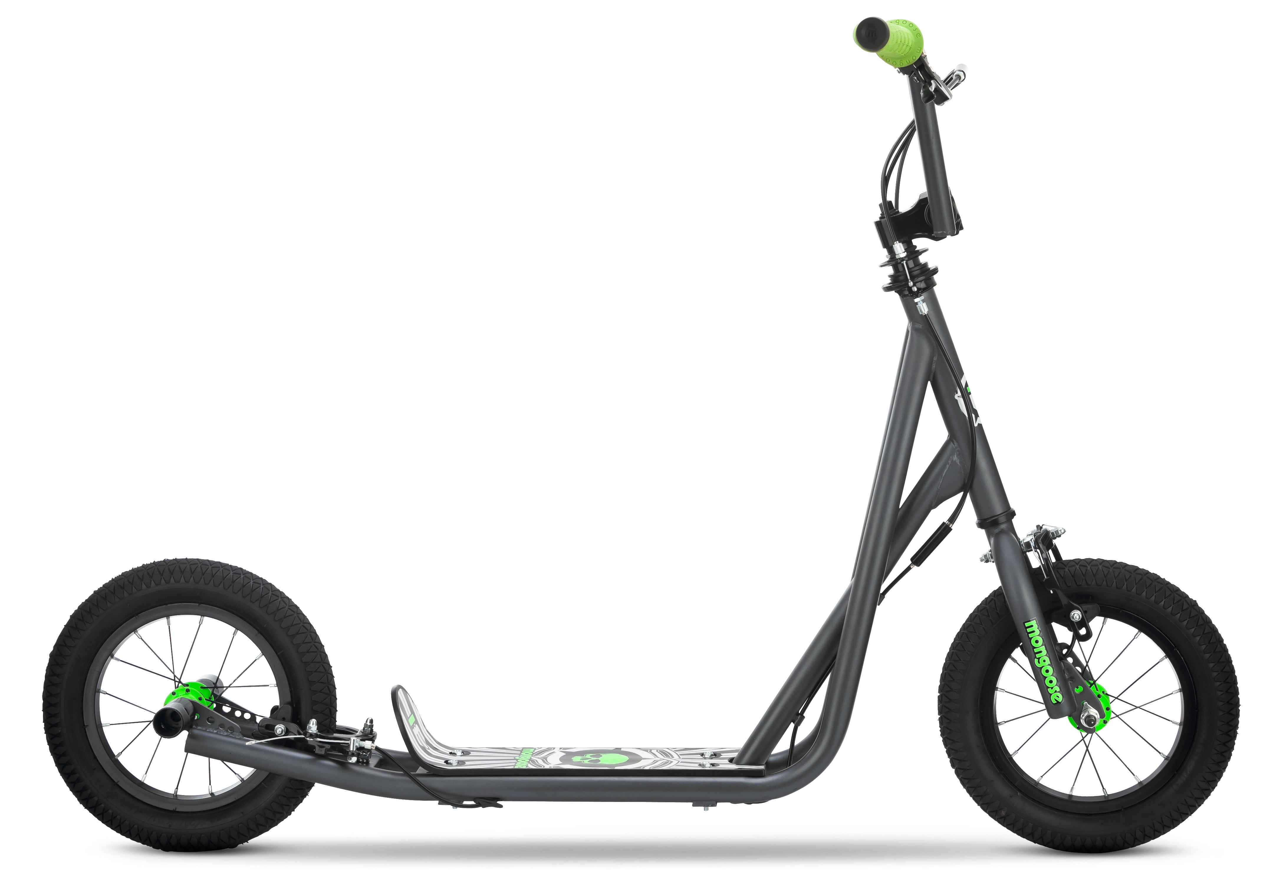Scooter Mongoose Expo Con Ruedas De 12 Pulgadas Color Verde/gris ...