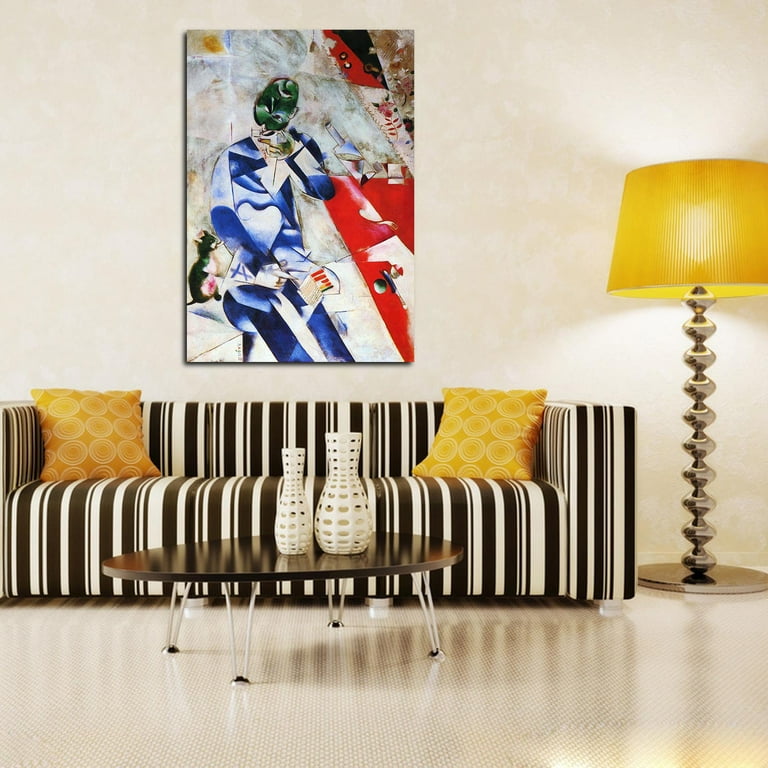 The Poet Reclining Marc Chagall