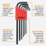 Bondhus 10992 Set of 7 Balldriver L-wrenches, sizes 1.5-6mm - Walmart.com
