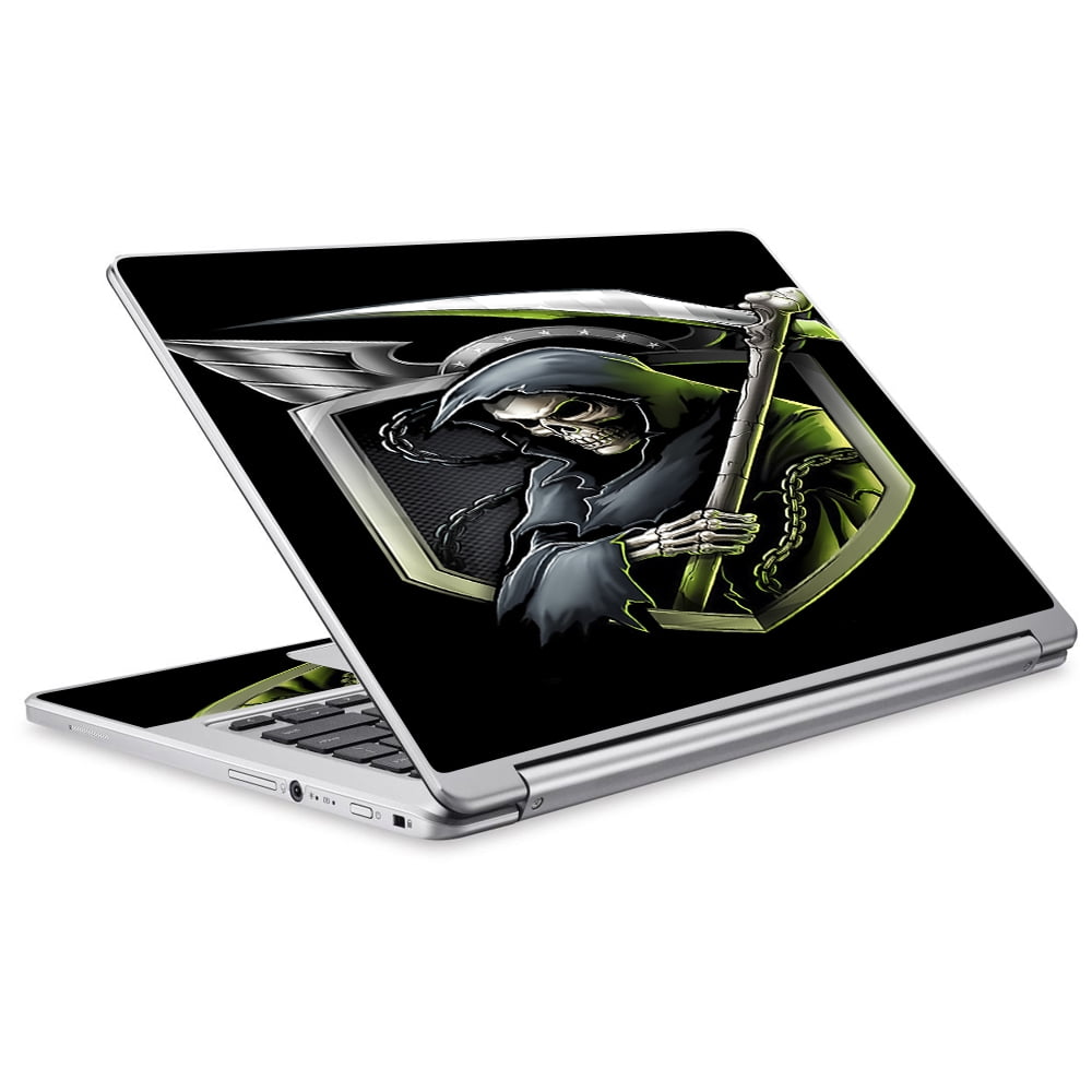 Skins Decals For Acer Chromebook R13 Laptop Vinyl Wrap / Black Ops Grim ...