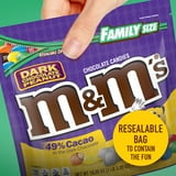 M&M's Sharing Size - Peanut Dark Chocolate, Family Size Candy, 18 oz ...