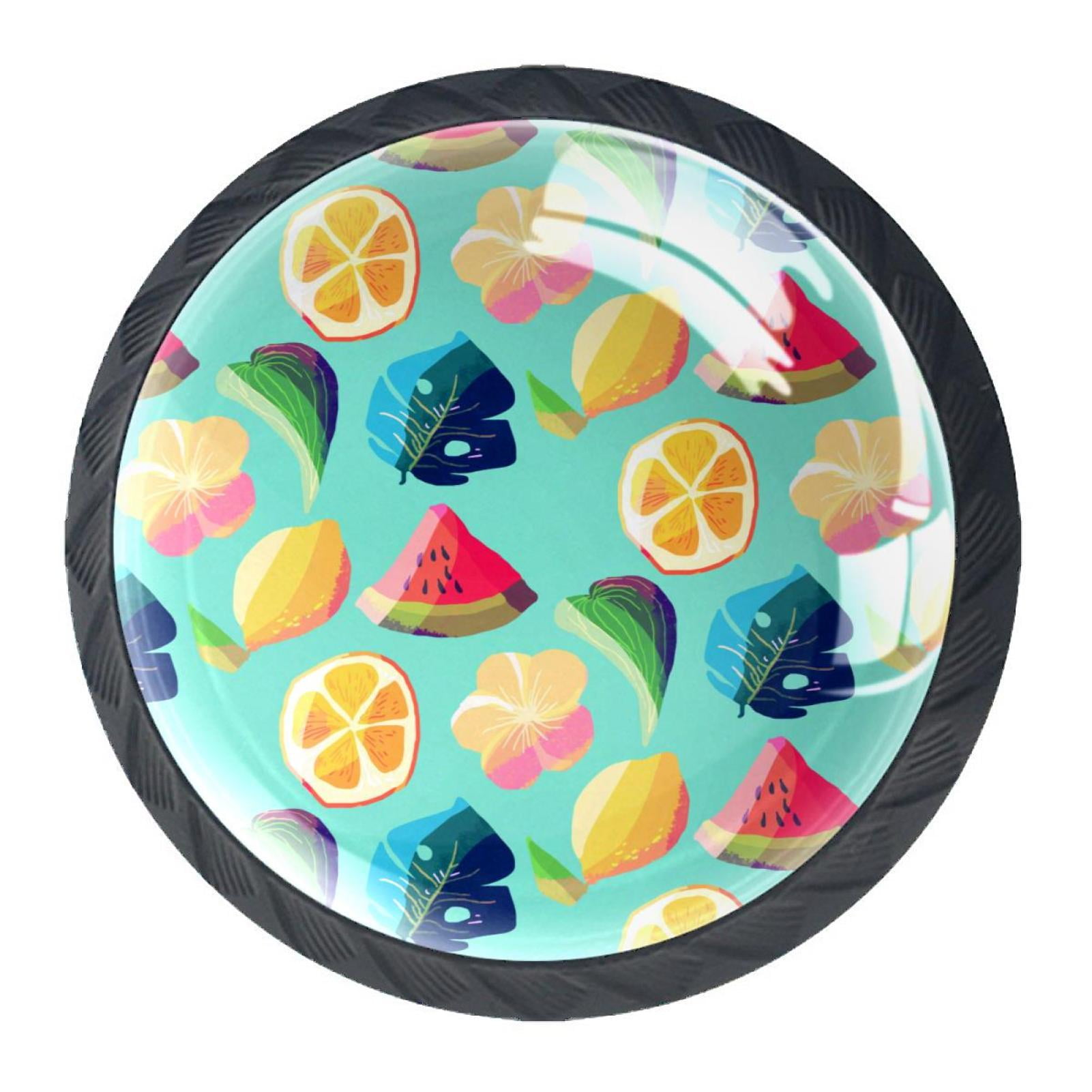 4 Pcs Simple Tropical Fruits Knobs for Kitchen Cabinet Cupboard Dresser ...