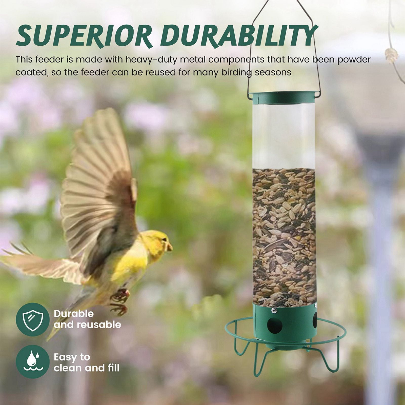 Click here for Unbranded Squirrel-Proof Wild Bird Feeder Outdoor... prices