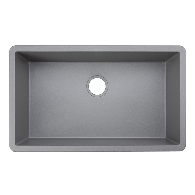Granite Composite 32" Extra Large Undermount Single Bowl Kitchen Sink ...