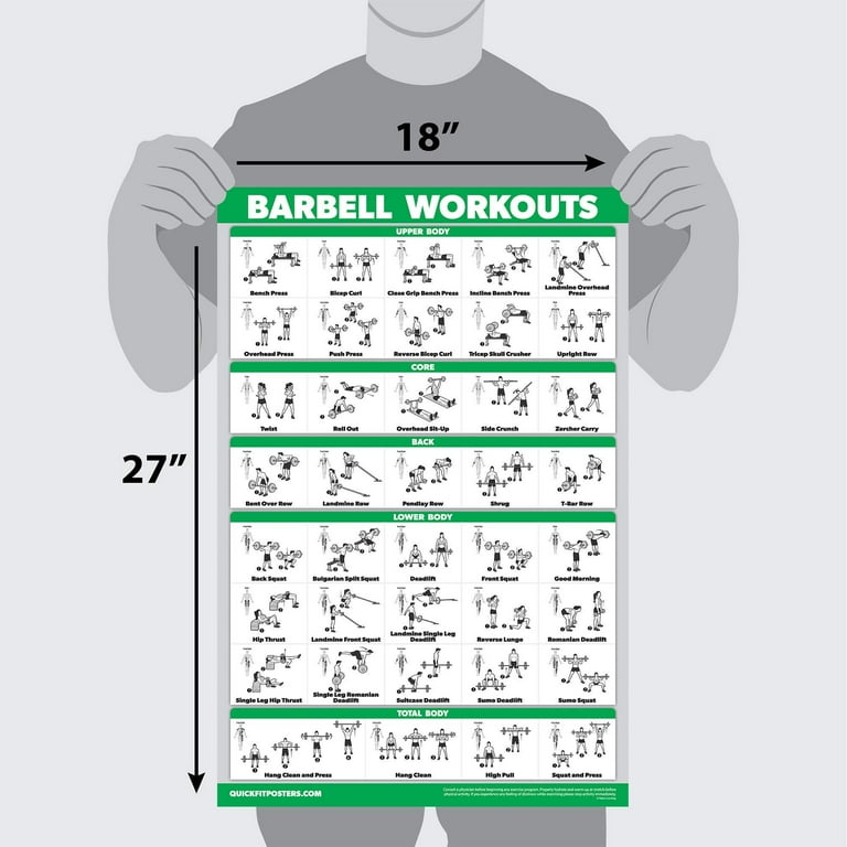 Barbell Workout Poster