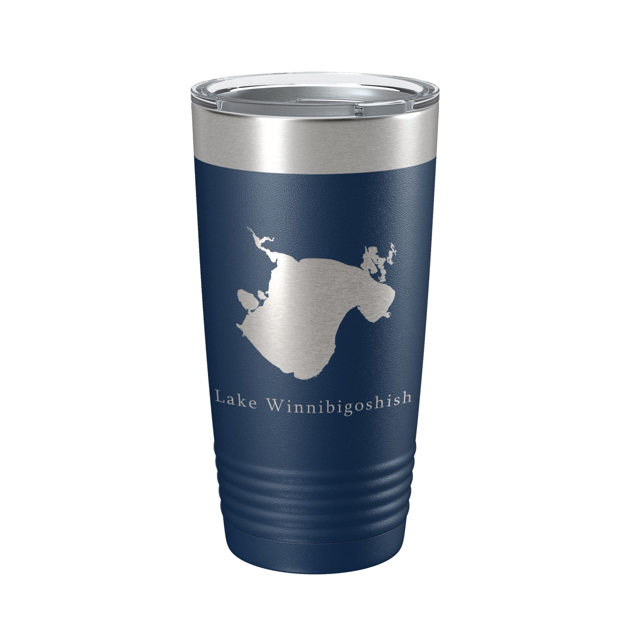 Lake Winnibigoshish Map Tumbler Travel Mug Insulated Laser Engraved ...