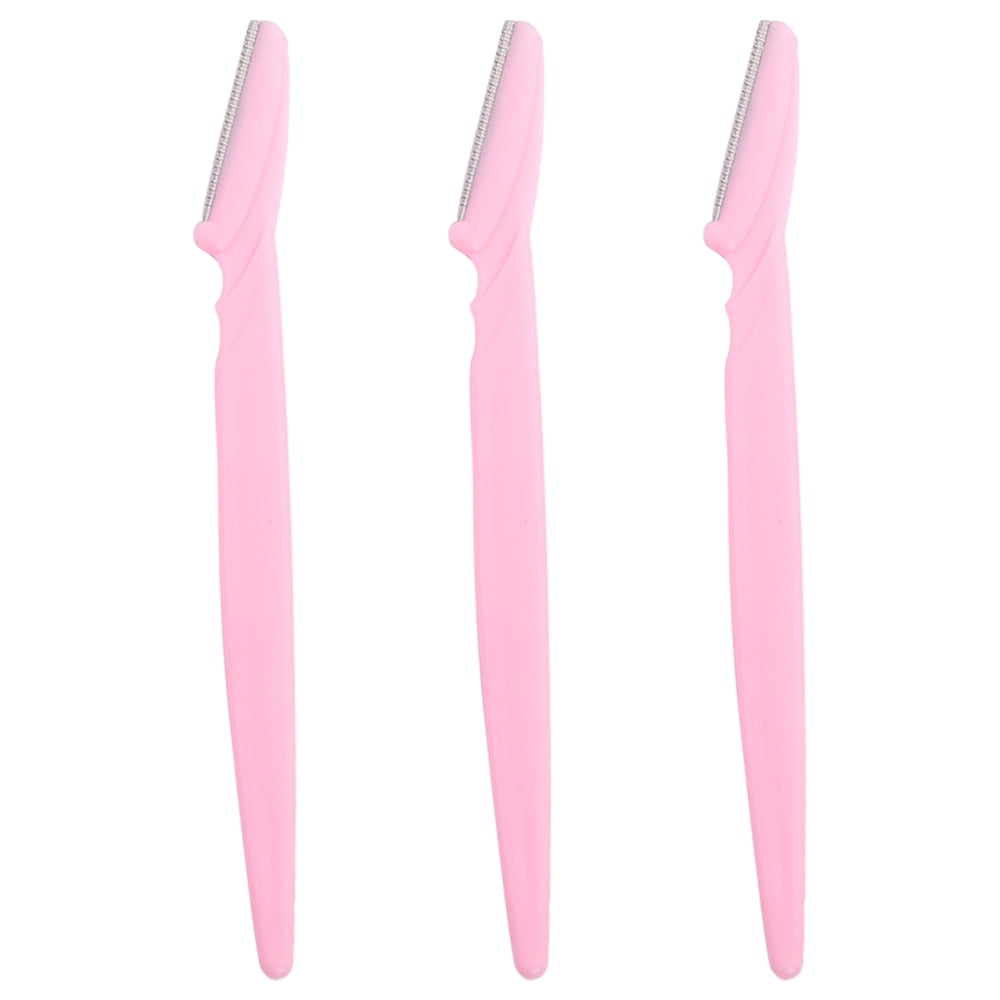Dermaplaning Tool Eyebrow Razors for Women，Blade for Eyebrows and Peach ...