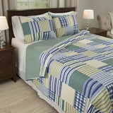 Somerset Home 2pc Lynsey Patchwork 2 Piece Twin/Twin-XL Quilt Bedding ...