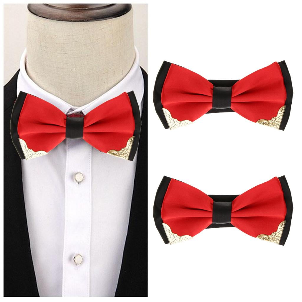 Corbatas de pajarita para esmoquin para hombre Cuello de nudo para ...