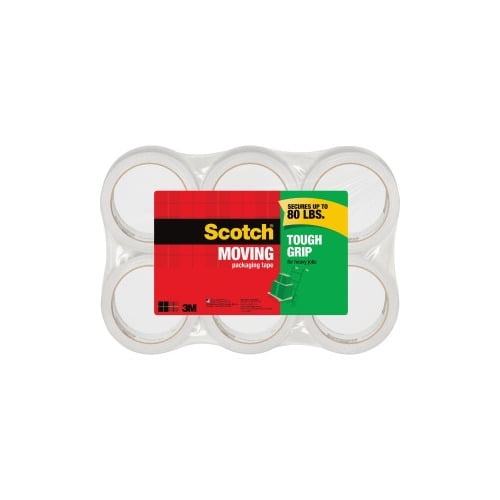 Scotch Tough Grip Moving Packaging Tape 43.70 yd Length x 1.88" Width ...