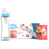 Cirkul 22oz Plastic Water Bottle Starter Kit with Blue Lid and 2 Flavor Cartridges (Honeycrisp ...