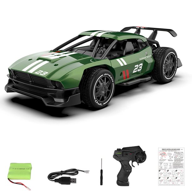 2.4G 4CH 1/24 Alloy RC Cars Radio Control High Speed Chargable Racing ...
