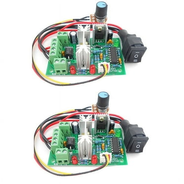 DC 6V 12V 24V DC Motor Forward and Reverse Controller 20A High Current with Limit Relay Driver ...