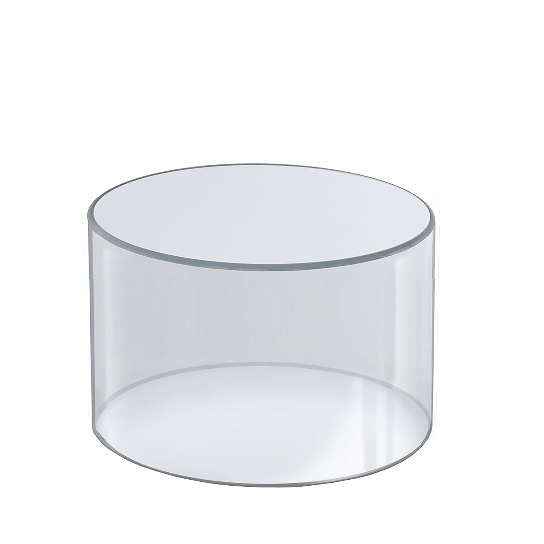 Azar Displays 556805 Clear Acrylic Cylinder Display, Plastic Round ...