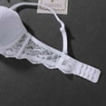 DAFPZW Women's Sexy Lace Bra Push Up Plus Size Sheer Balconette ...