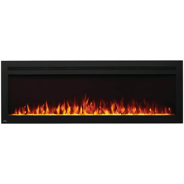 Napoleon PurView 60" Linear Wall Mount Electric Fireplace with Remote ...