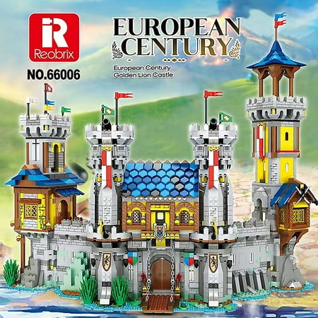 Big Building Blocks Medieval Castle Building Block Gate Knight Siege ...