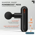 Sharper Image Powerboost Move Deep Tissue Percussion Massager ...