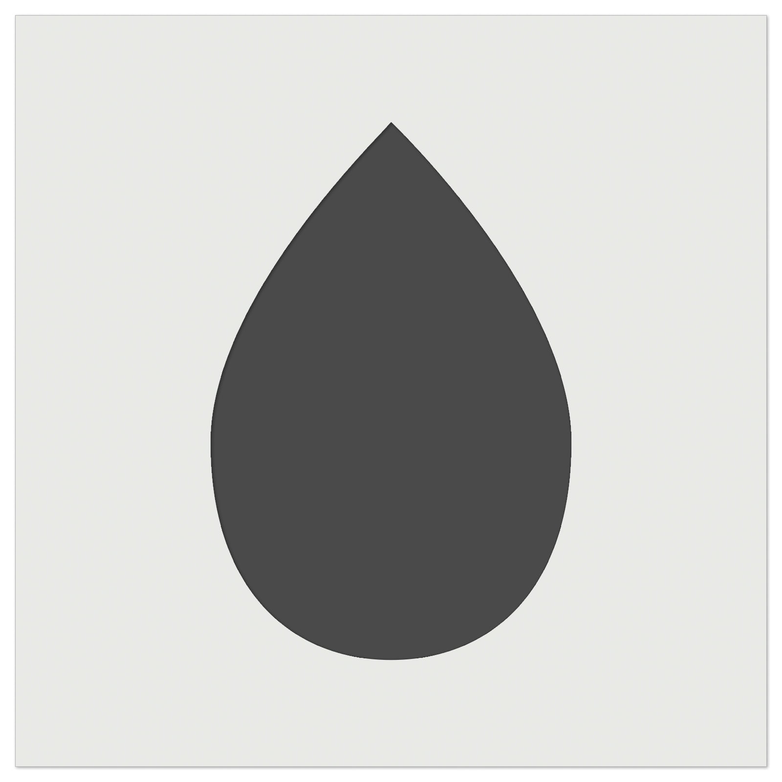 Raindrop Teardrop DIY Cookie Wall Craft Stencil - 3.5 Inch - Walmart.com