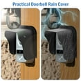 Doorbell Rain Cover, Metal Waterproof Shell Visual Doorbell Rain Cover ...