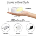 White Noise Sleep Machine ,Built-in 6 Soothing Sound Soft Breath Light ...