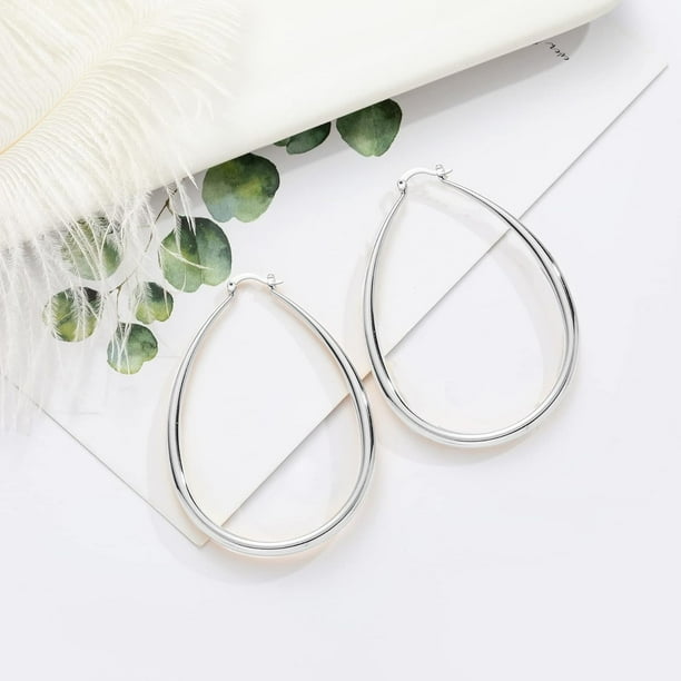 Large ring earrings store